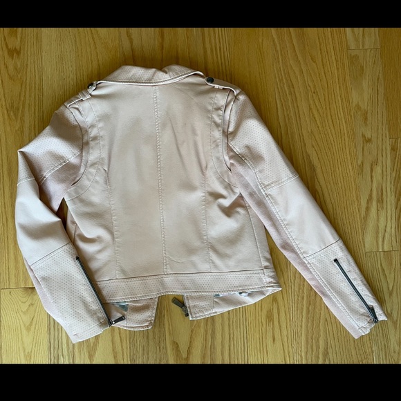 BCBGeneration | Jackets & Coats | Bcbgeneration Blush Pink Faux Leather ...
